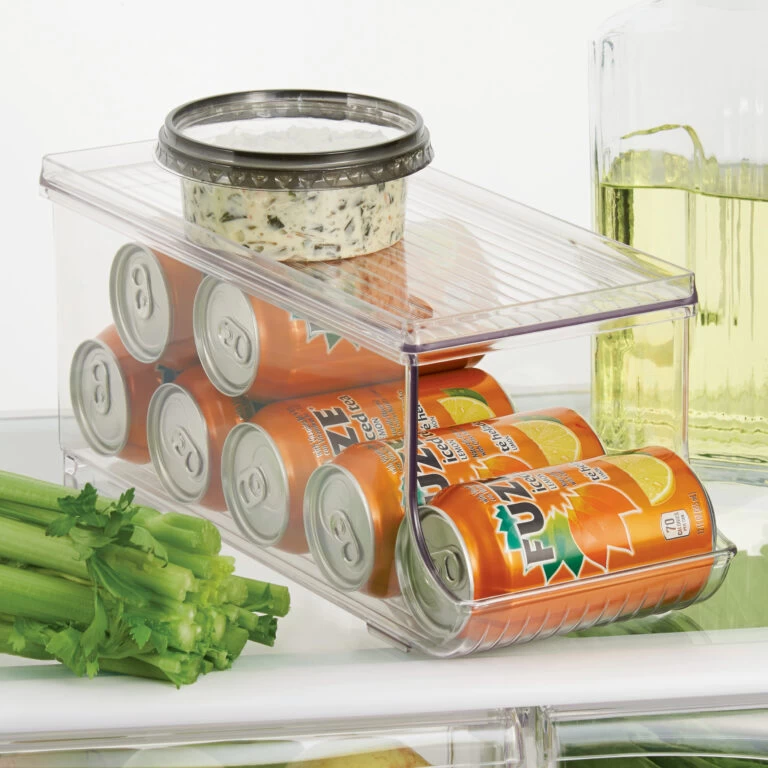 Kid-Friendly Drinks Can Store With Lid - Fridge Binz - Top Quality for ...